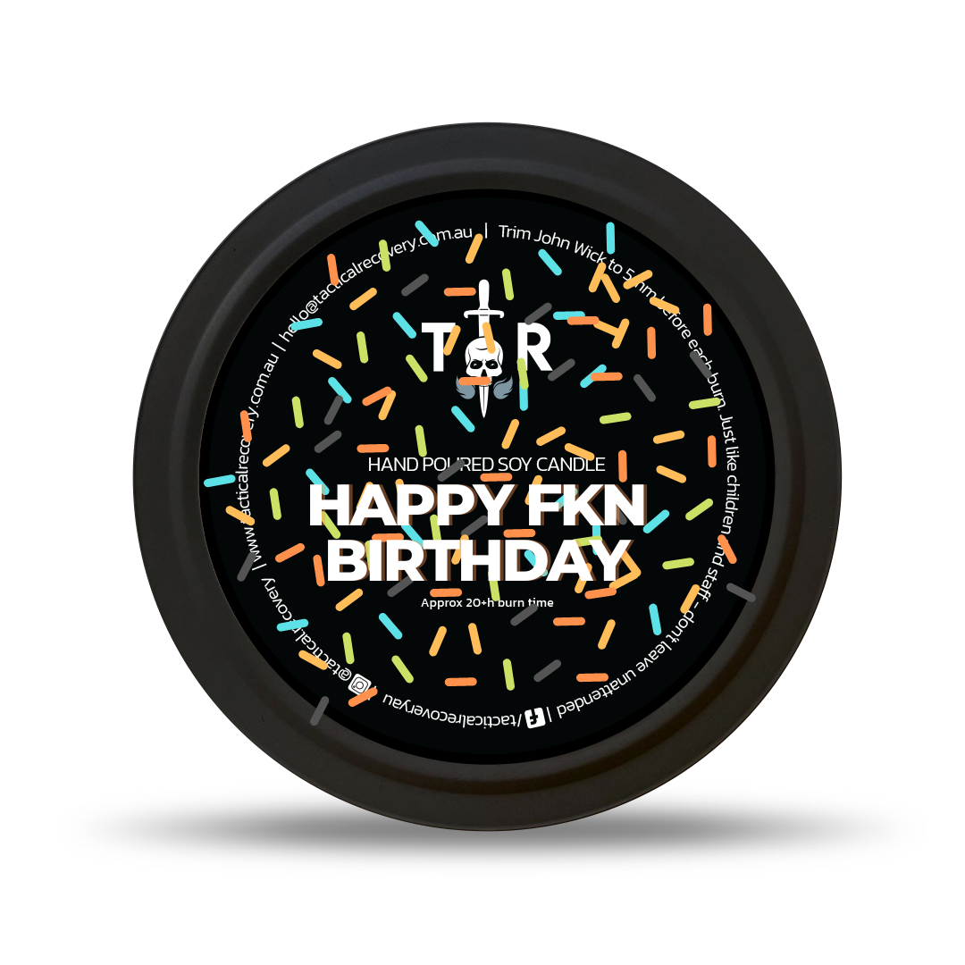 Happy Birthday - Soy Candle | Tactical Recovery